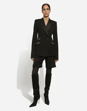 Dolce & Gabbana Wool Gabardine Shorts