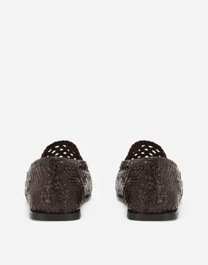 Dolce & Gabbana Goatskin Leather Slippers