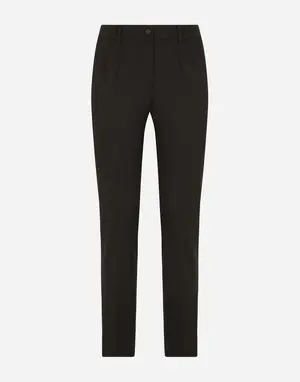 Dolce & Gabbana Stretch Wool Natte Pants