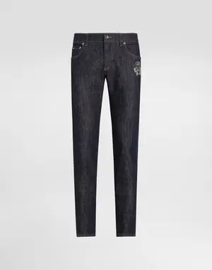 Dolce & Gabbana Skinny Stretch Cotton Jeans