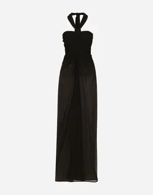 Dolce & Gabbana Long Organzine Dress