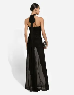 Dolce & Gabbana Long Organzine Dress