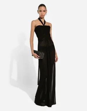 Dolce & Gabbana Long Organzine Dress