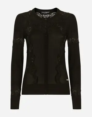Dolce & Gabbana Cardigan With Buttons - Black