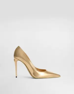 Dolce & Gabbana Lolo Mirrored Calfskin Pumps