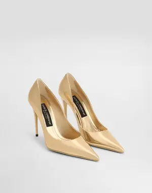 Dolce & Gabbana Lolo Mirrored Calfskin Pumps