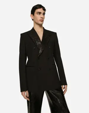 Dolce & Gabbana Double-breasted Wool Sicilia-fit Tuxedo Jacket