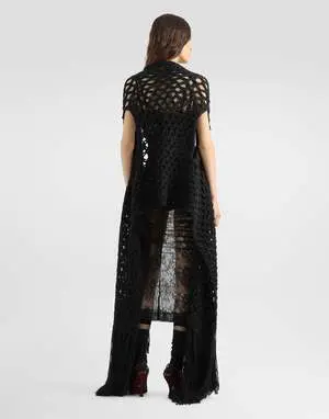 Dolce & Gabbana Calf-length Stretch Chantilly Lace Slip Dress