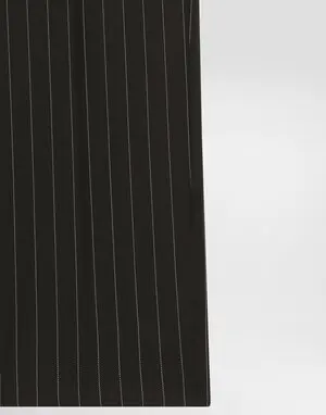 Dolce & Gabbana High-waisted Pinstripe Twill Pants - Multicolor