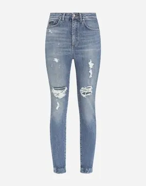 Women's Ripped Denim Jeans
