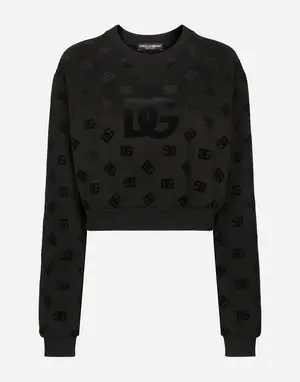 Dolce & Gabbana Cropped Sweatshirts Hoodies For Women