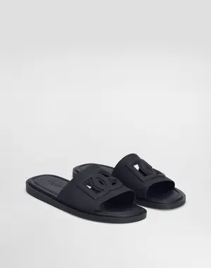 Dolce & Gabbana Rubber Sliders - Blue