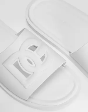 Dolce & Gabbana Rubber Sliders - White