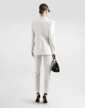 Dolce & Gabbana Single-breasted Turlington Blazer - White