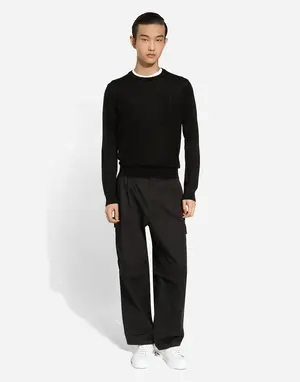 Dolce & Gabbana Cashmere Sweater With Dg Embroidery