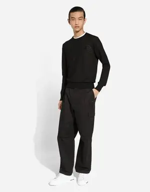 Dolce & Gabbana Cashmere Sweater With Dg Embroidery