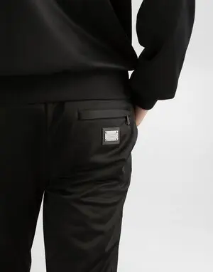 Dolce & Gabbana Jersey Jogging Pants - Black