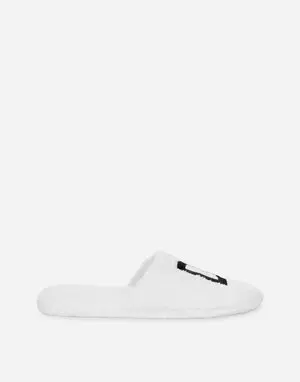 Dolce & Gabbana Embroidered Terry Cotton Slippers - Multicolor