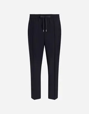 Dolce & Gabbana Wool Jogging Pants - Blue
