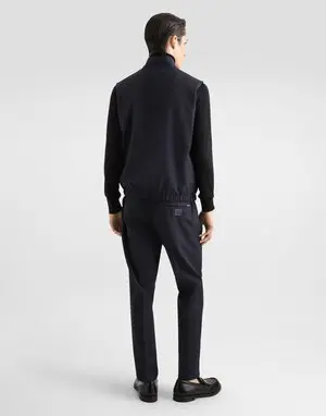 Dolce & Gabbana Wool Jogging Pants - Blue