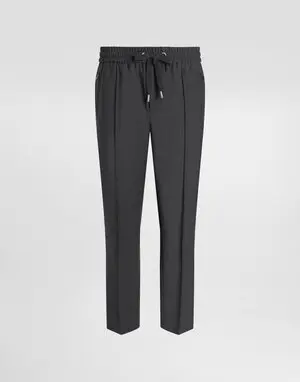 Dolce & Gabbana Wool Jogging Pants - Grey