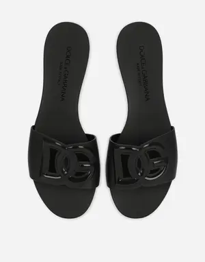 Dolce & Gabbana Rubber Sliders - Black