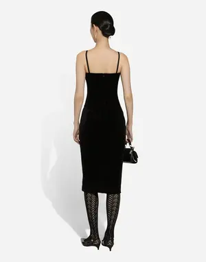 Dolce & Gabbana Velvet Corset Dress