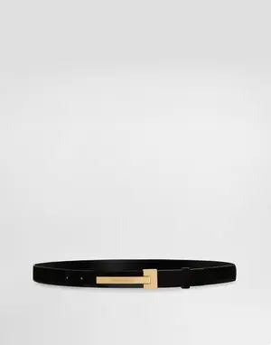 Dolce & Gabbana Patent Leather Belt - Black