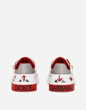 Dolce & Gabbana Printed Portofino Light Sneakers - Multicolor