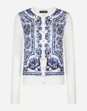 Dolce & Gabbana Majolica-print Cardigan - Multicolor