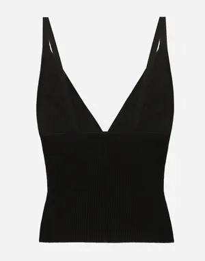 Dolce & Gabbana Viscose-knit Vest Top