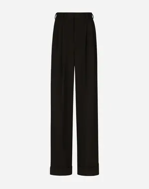 Dolce & Gabbana Flared Woolen Trousers