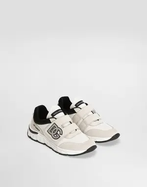 Dolce & Gabbana Dg Running Split Calfskin Sneakers - Multicolor