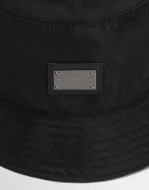 Dolce & Gabbana Nylon Bucket Hat With Logo