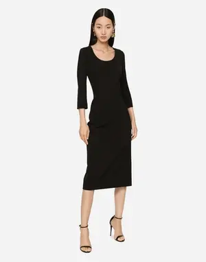 Dolce & Gabbana Woolen Calf-length Dress
