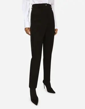 Dolce & Gabbana Wool Tuxedo Pants
