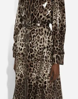 Dolce & Gabbana Leopard Trench Coat - Print