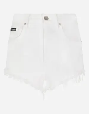 Dolce & Gabbana Denim Shorts - White