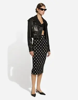 Dolce & Gabbana Plongé Nappa Leather Biker Jacket
