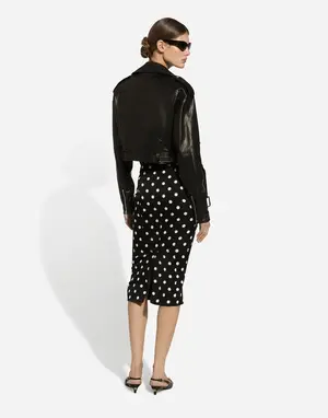 Dolce & Gabbana Plongé Nappa Leather Biker Jacket