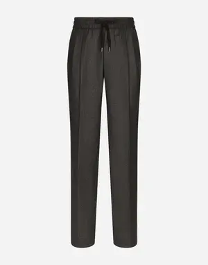 Dolce & Gabbana Flannel Jogging Pants - Grey
