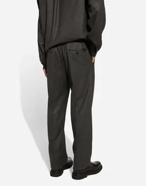 Dolce & Gabbana Flannel Jogging Pants - Grey