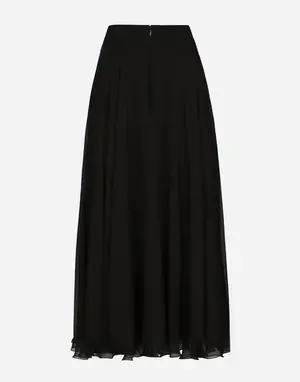 Dolce & Gabbana Silk Chiffon Circle Skirt