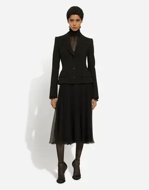 Dolce & Gabbana Silk Chiffon Circle Skirt