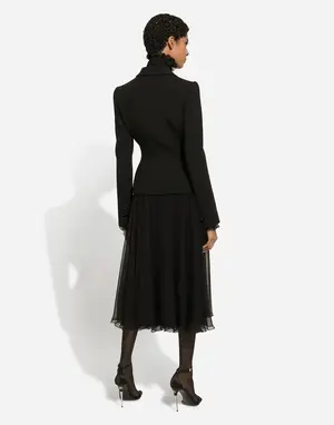 Dolce & Gabbana Silk Chiffon Circle Skirt