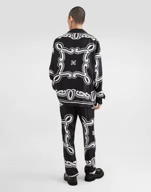 Dolce & Gabbana Silk Pajama Pants - Print