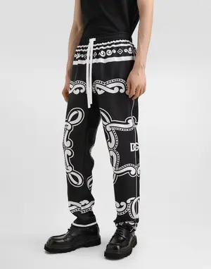 Dolce & Gabbana Silk Pajama Pants - Print