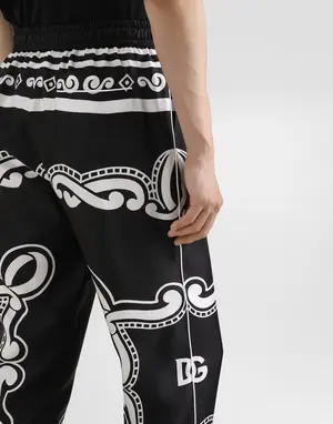 Dolce & Gabbana Silk Pajama Pants - Print