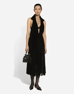 Dolce & Gabbana Crêpe De Chine Underskirt With Lace Edging
