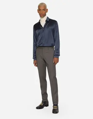Dolce & Gabbana Stretch Flannel Trousers